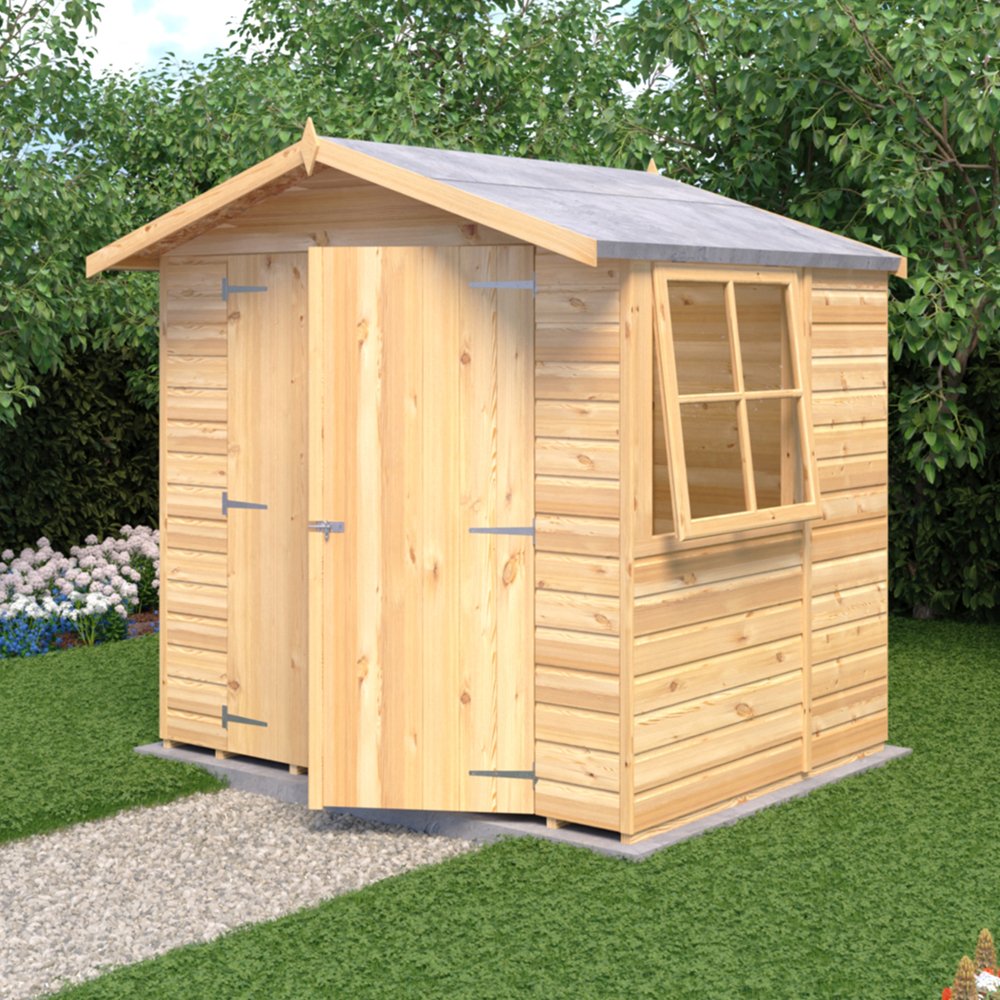 Shire Alderney Shiplap Apex 7x5 Shed - elbec garden buildings