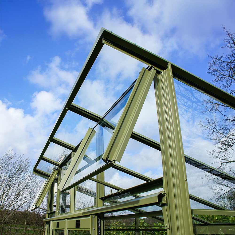 Elite The Edge 400 4x10 Pent Greenhouse - elbec garden buildings
