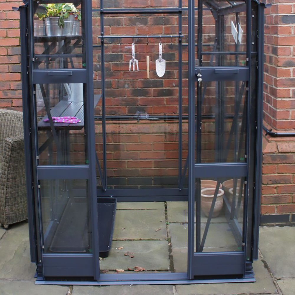 Elite Compact 4x4 Greenhouse Package - elbec garden buildings