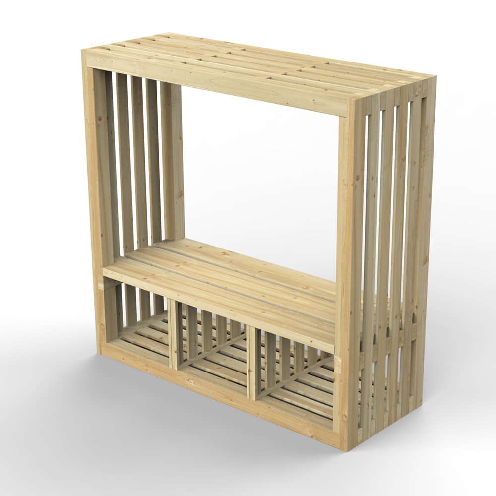 6 x 2 Forest Amalfi Arbour - Pressure Treated - elbec garden buildings