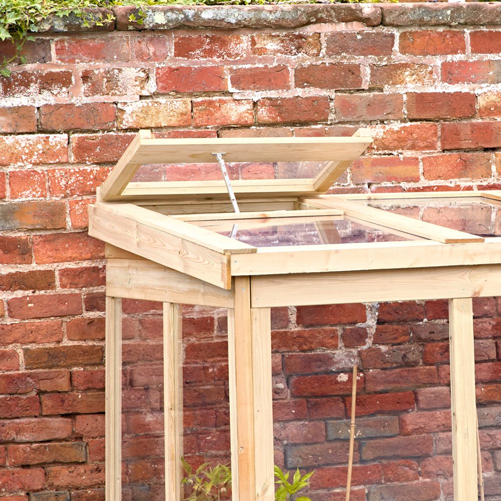 Forest 4x6ft Lean To Greenhouse Open Back - elbec garden buildings