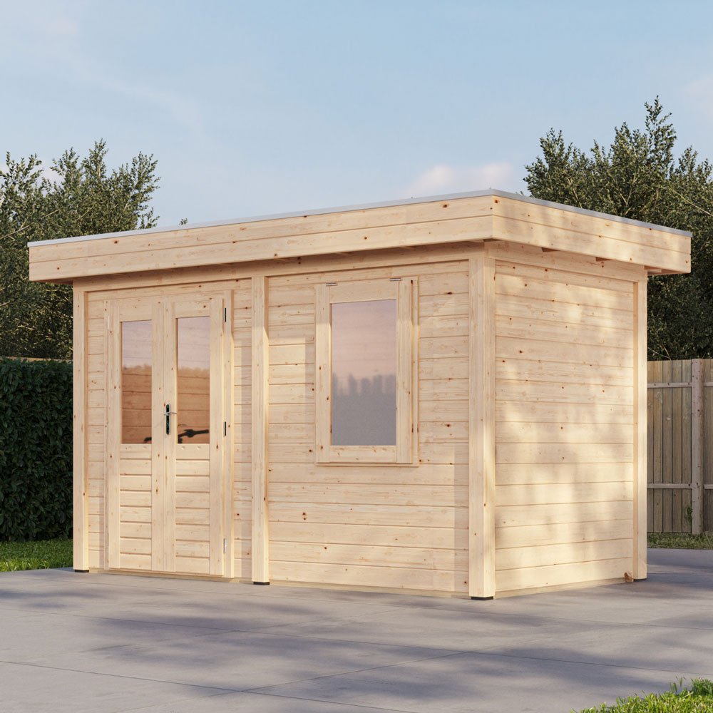 Lugarde 3.88x2m Aberdeen Summerhouse - elbec garden buildings