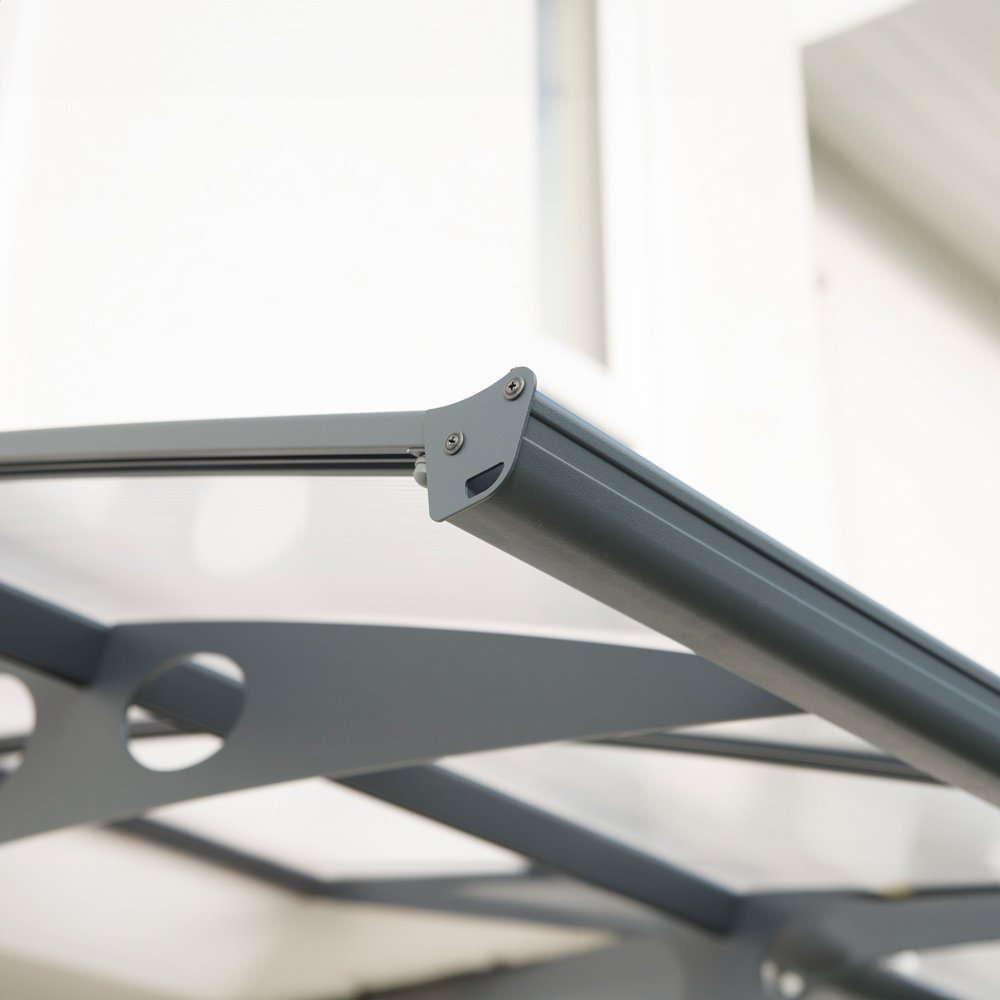 2.2m x 1.4m Palram Canopia Herald Door Canopy - elbec - elbec garden ...