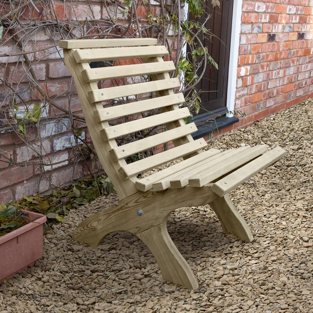 Forest Kuba Curved Wooden Garden Chair 2 x 3 - elbec - elbec garden ...