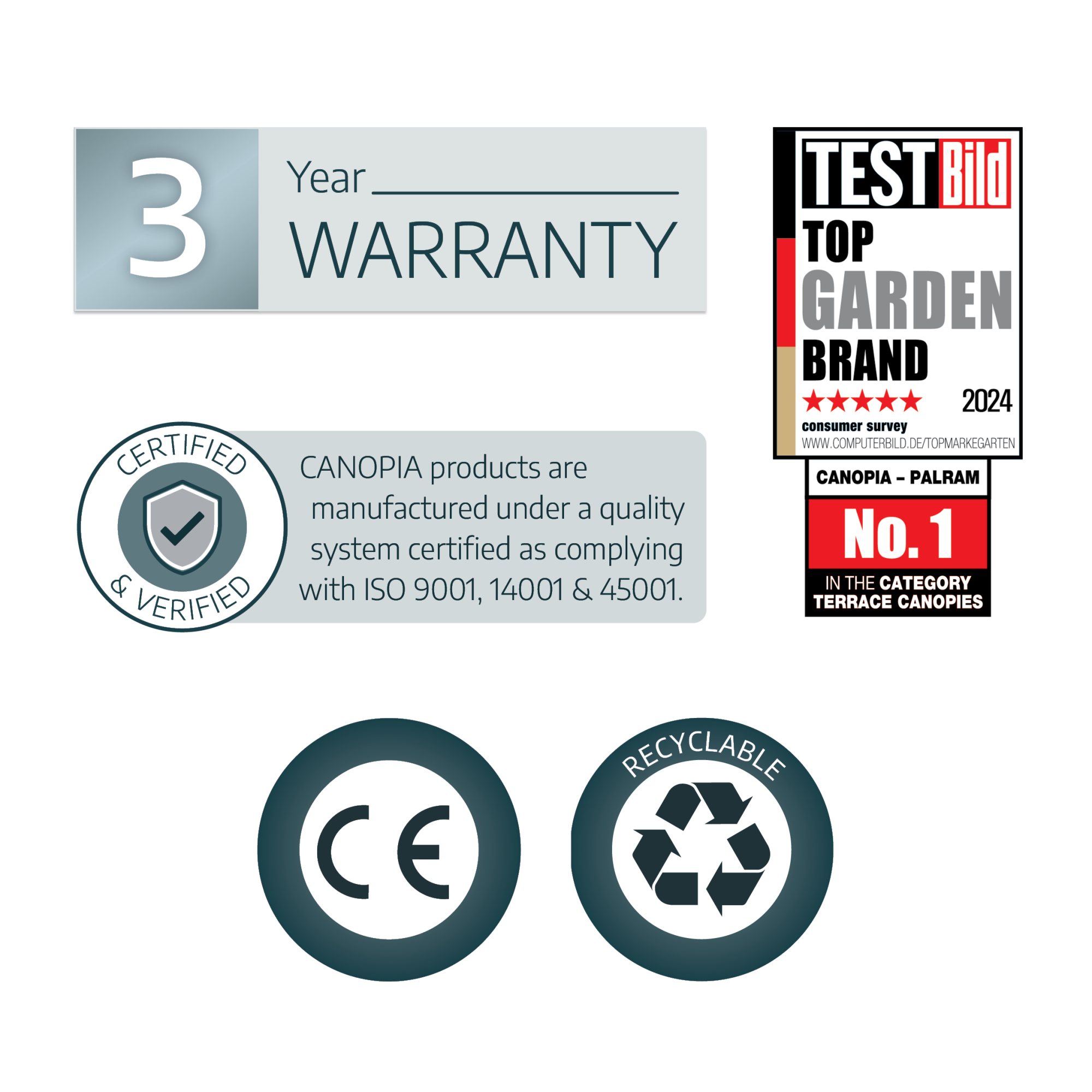 4x3 Palram Canopia Lyra 1350 White Door Canopy - elbec garden buildings