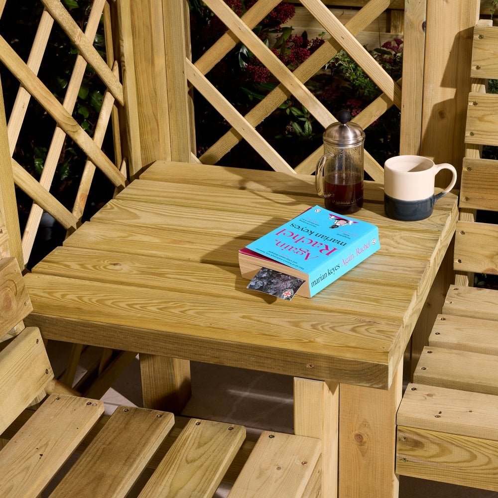 Rowlinson Richmond Corner Arbour Seat - elbec garden buildings