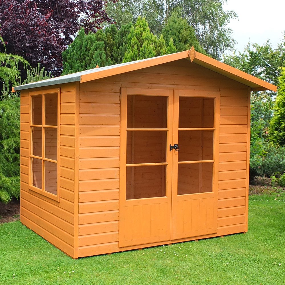 Shire Gold Winton 8x6 Summerhouse - elbec garden buildings