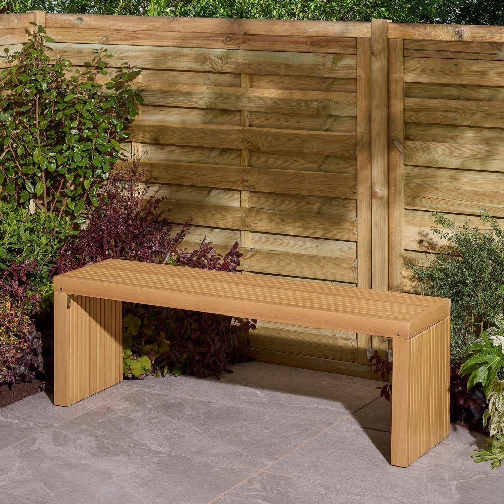 Rowlinson Kyoto Contemporary 1.5m Bench - elbec - elbec garden buildings