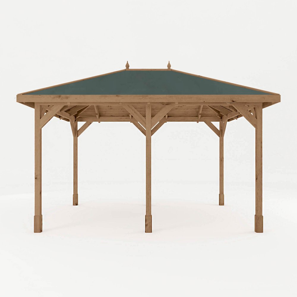 3m x 4m Traditional Gazebo - elbec garden buildings