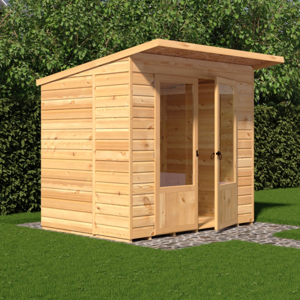 Shire Avance 7 X 5 Pent Summerhouse - elbec garden buildings