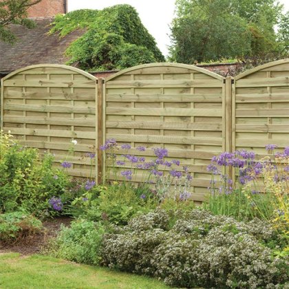 6ft High Fencing Panels - elbec garden buildings