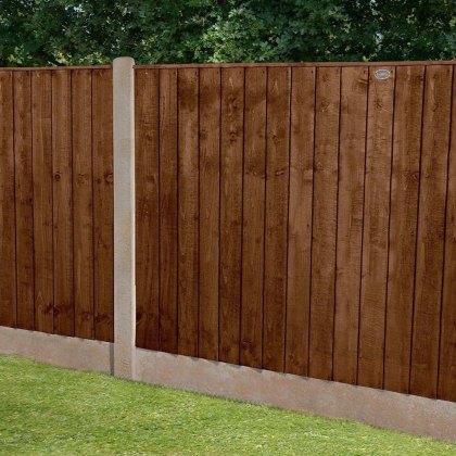 4ft High Fencing Panels - elbec garden buildings