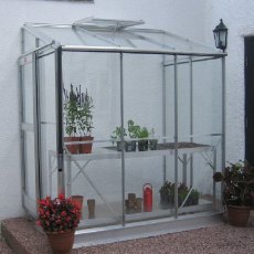 8 x 4 Mercia Evesham Lean-to Greenhouse - elbec garden buildings