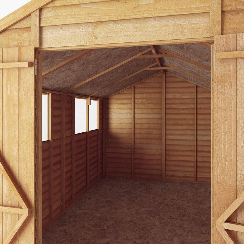 Mercia Overlap Shed 12 x 8 (3.59m x 2.39m) - elbec garden buildings
