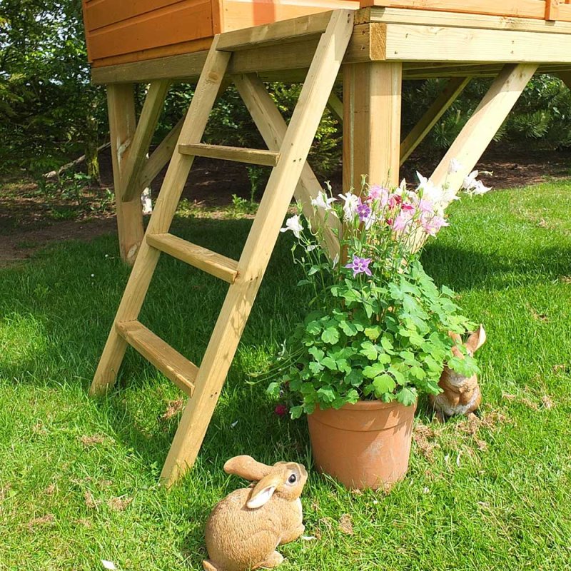 Shire Stork Playhouse inc platform 6 x 6 (1.79m x 1.79m) - elbec garden ...