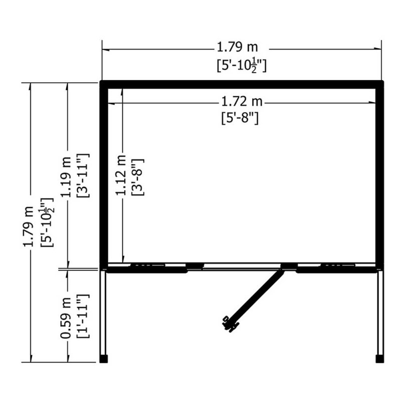 Shire Stork Wooden Playhouse - elbec garden buildings