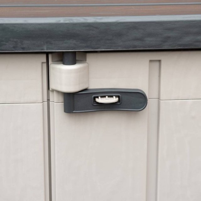 Forest 1200L Extra Large Plastic Garden Storage Unit & Bin - elbec ...