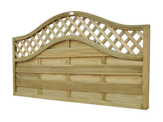 3ft High Forest Prague Fence Panels - Pressure Treated - elbec garden ...
