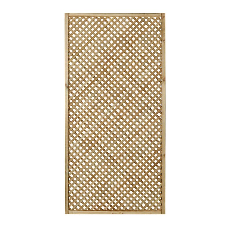 5'11" x 2'11" Forest Wisley Lattice Trellis - Pressure Treated - elbec ...