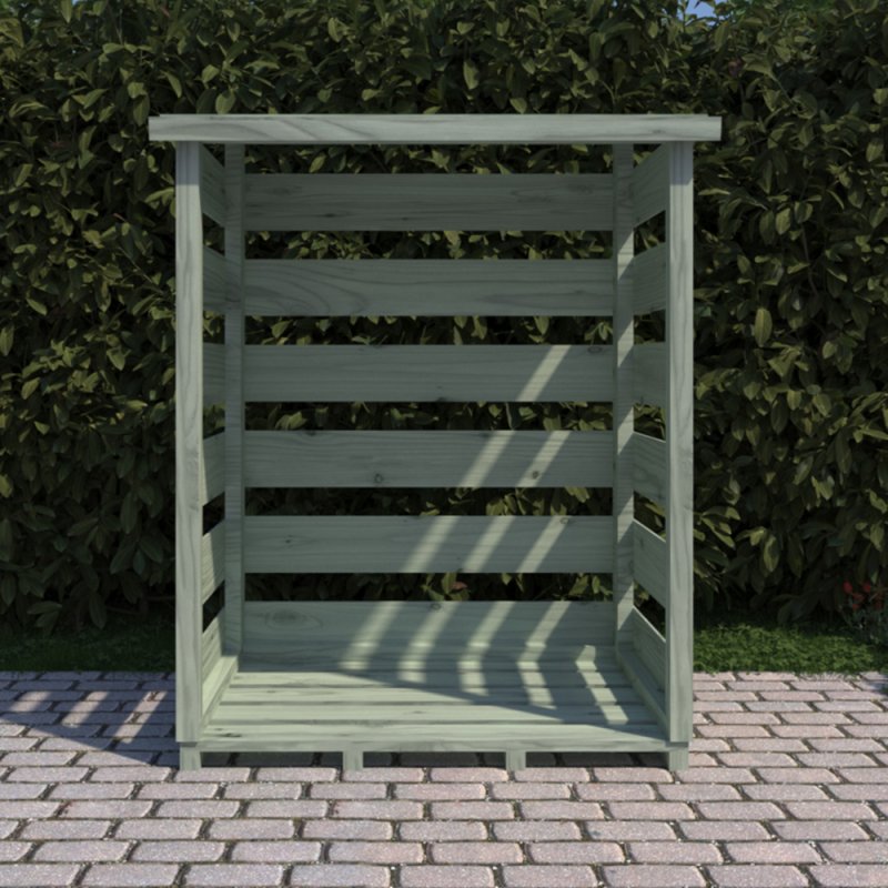 3x2 Shire Pent Log Store - Pressure Treated - elbec garden buildings