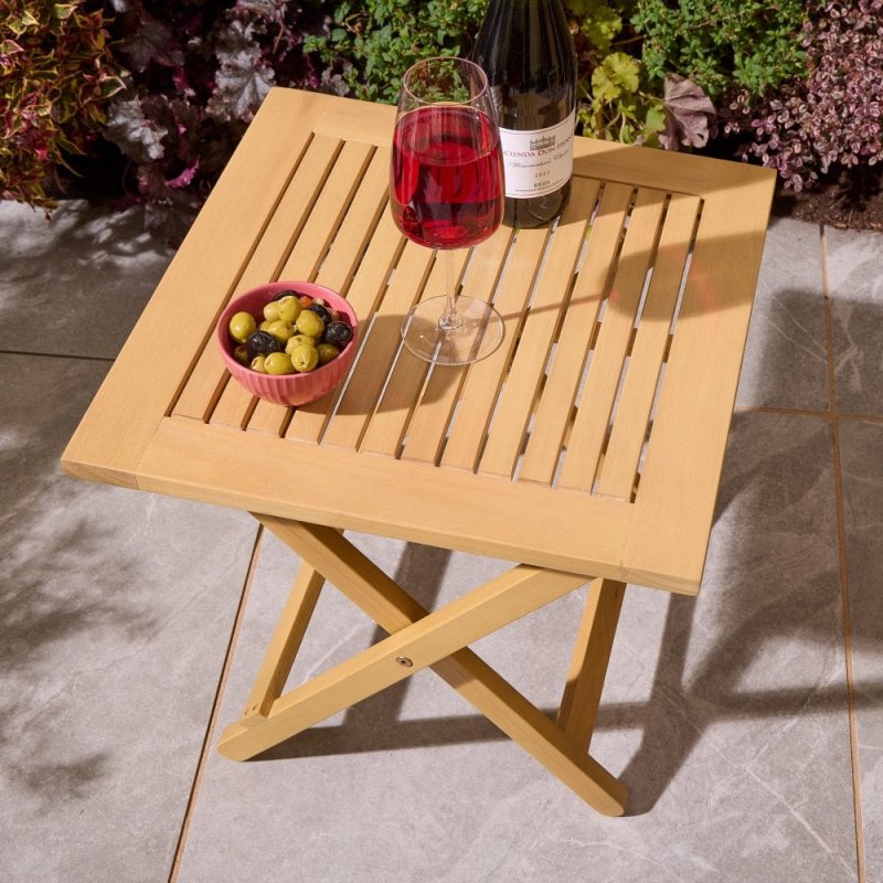 Rowlinson Ascot Folding Side Table - elbec garden buildings